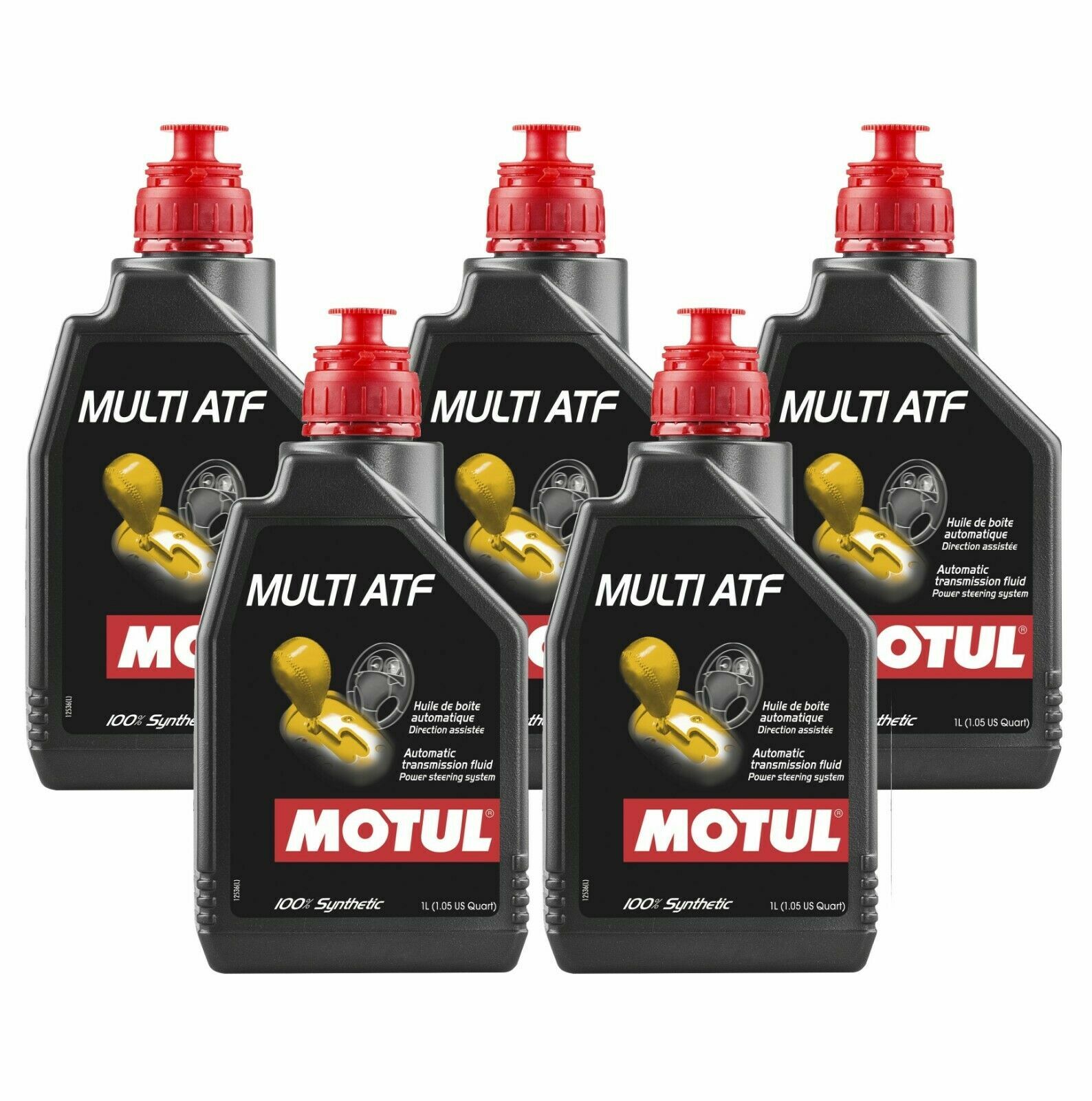 Motul MULTI ATF - 5L - Fully Synthetic Automatic Transmission Fluid (5 ...