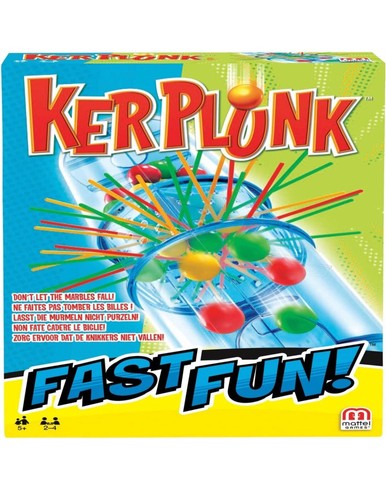 KerPlunk "Don't Let The Marbles Fall" Mattel Marble Game Fast Fun ...