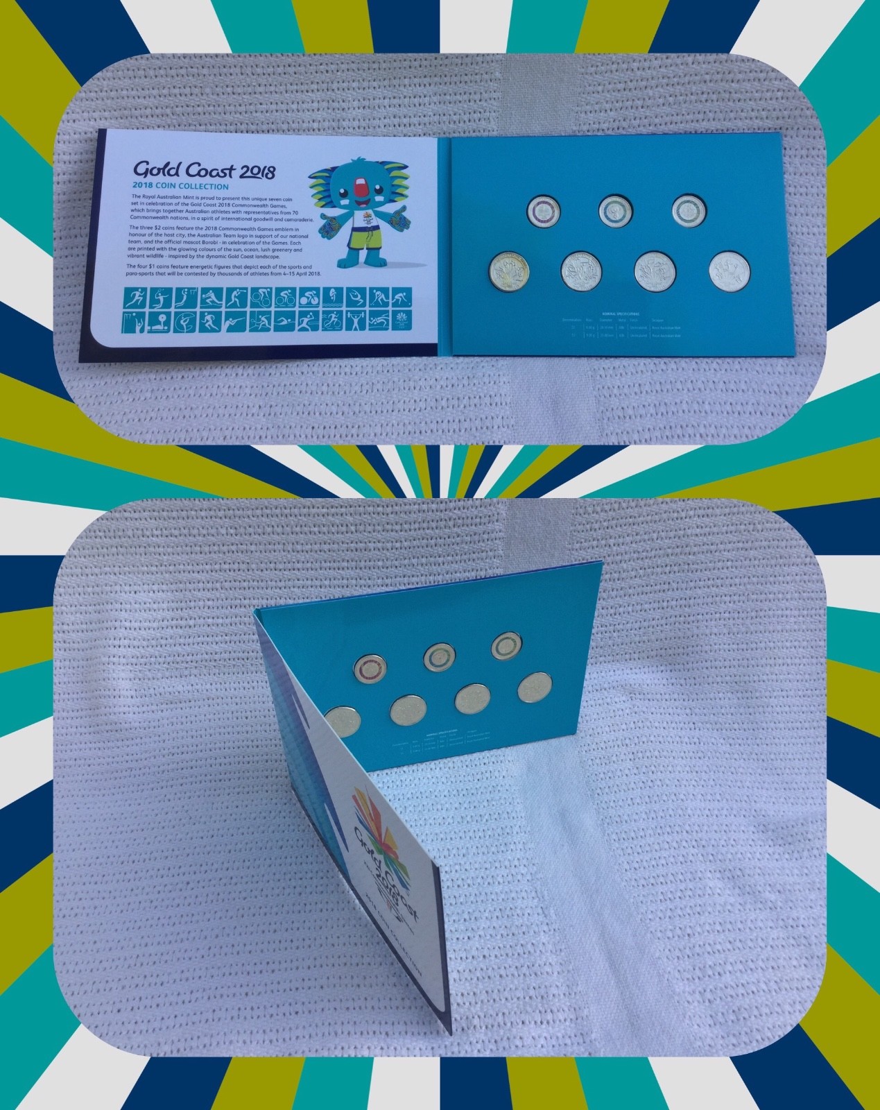 Gold Coast 2018 7 coin collection XXI Commonwealth Games | eBay Australia