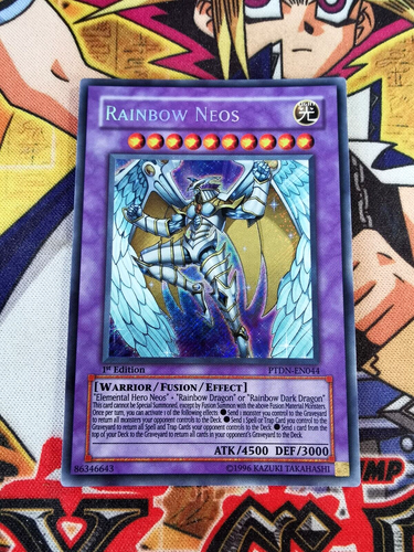 Rainbow Neos ptdn-en044 1st Edition (MP) Secret Rare Yu-Gi-Oh! | eBay
