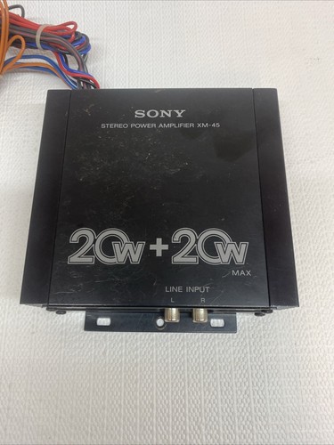 Old school Sony Stereo Power Amplifier Xm-45 Vintage | eBay