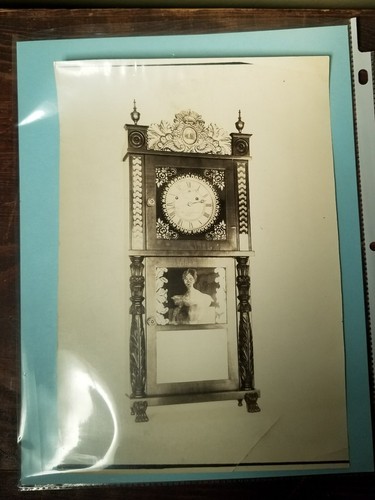 Antique Munger & Benedict Mantel Clock Salesman Sample Photograph | eBay