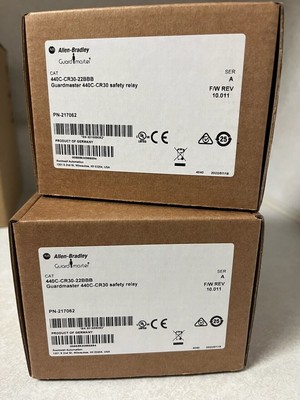 2022 Allen Bradley 440C-CR30-22BBB /A Guardmaster Safety Relay 22 PT I ...