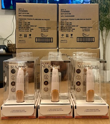 Lot of 12 units Of flawless nu razor | eBay