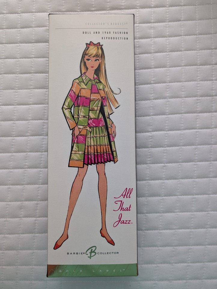 2005 Mattel Gold Label 1968 Reproduction All That Jazz Barbie Doll ...