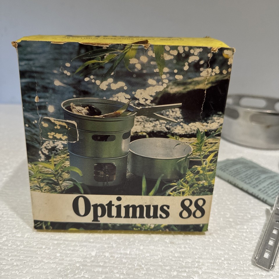 Optimus 88 Svea 123 Gas Camp Stove Cook Set • Backpacking • Sweden | eBay