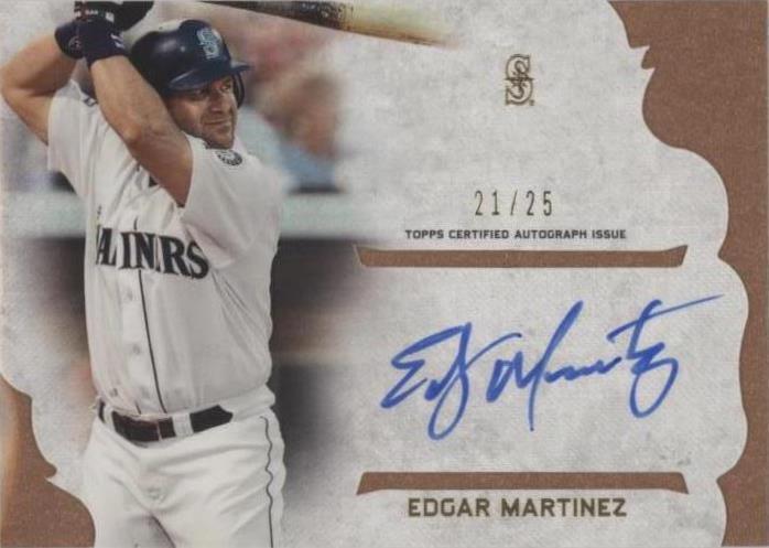 2015 Topps Supreme - Simply Supreme Autographs Edgar Martinez #SSA-EM ...