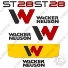 Fits Wacker Neuson ST28 Decal Kit Skid Steer - 7 YEAR OUTDOOR 3M VINYL ...