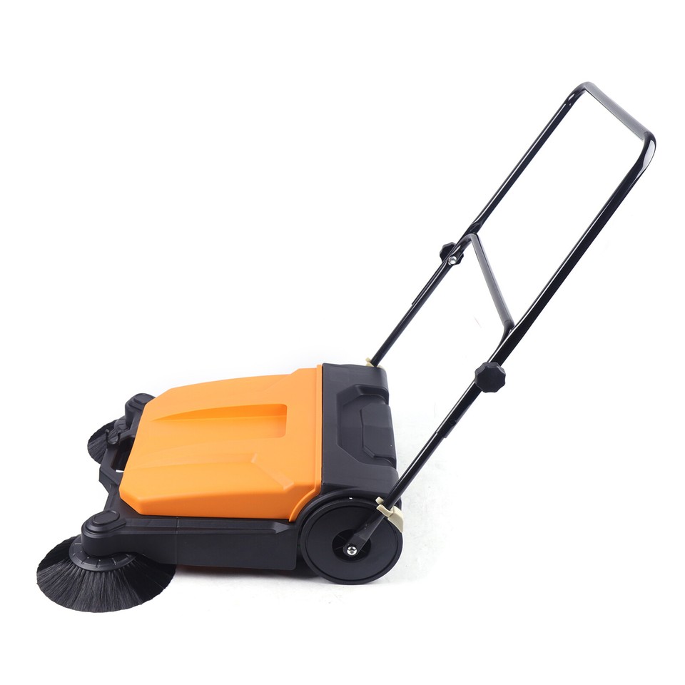 Floor Sweeper Commercial Industrial Large Area Hand Push Brush Eco ...
