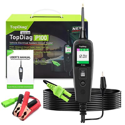 Power Circuit Probe Tester Todiag P100 Circuit Breaker Finder 12V/24V ...