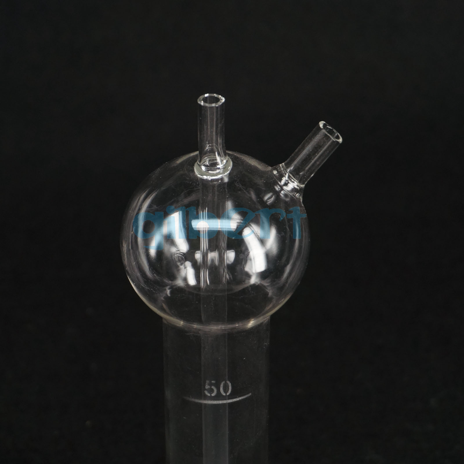 10-125ml Clear Sulfur Dioxide Absorber Tube Bottle Apparatus Chemi Lab ...