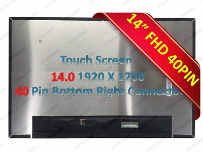 B140UAK02.0 Laptop LCD Touch Screen Panel EDP 40pin 1920 X1200 ...