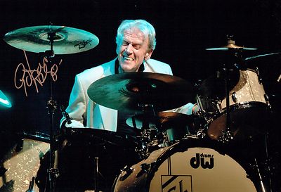 Gilson LAVIS SIGNED Autograph 12x8 Photo AFTAL COA Squeeze Drummer ...