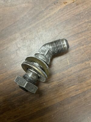 AN Fitting AN837-6 Elbow Flared Tube, Bulkhead and Universal | eBay