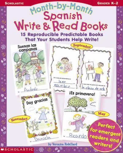 Month by Month Ser.: Month-by-Month Spanish Write and Read Books by ...