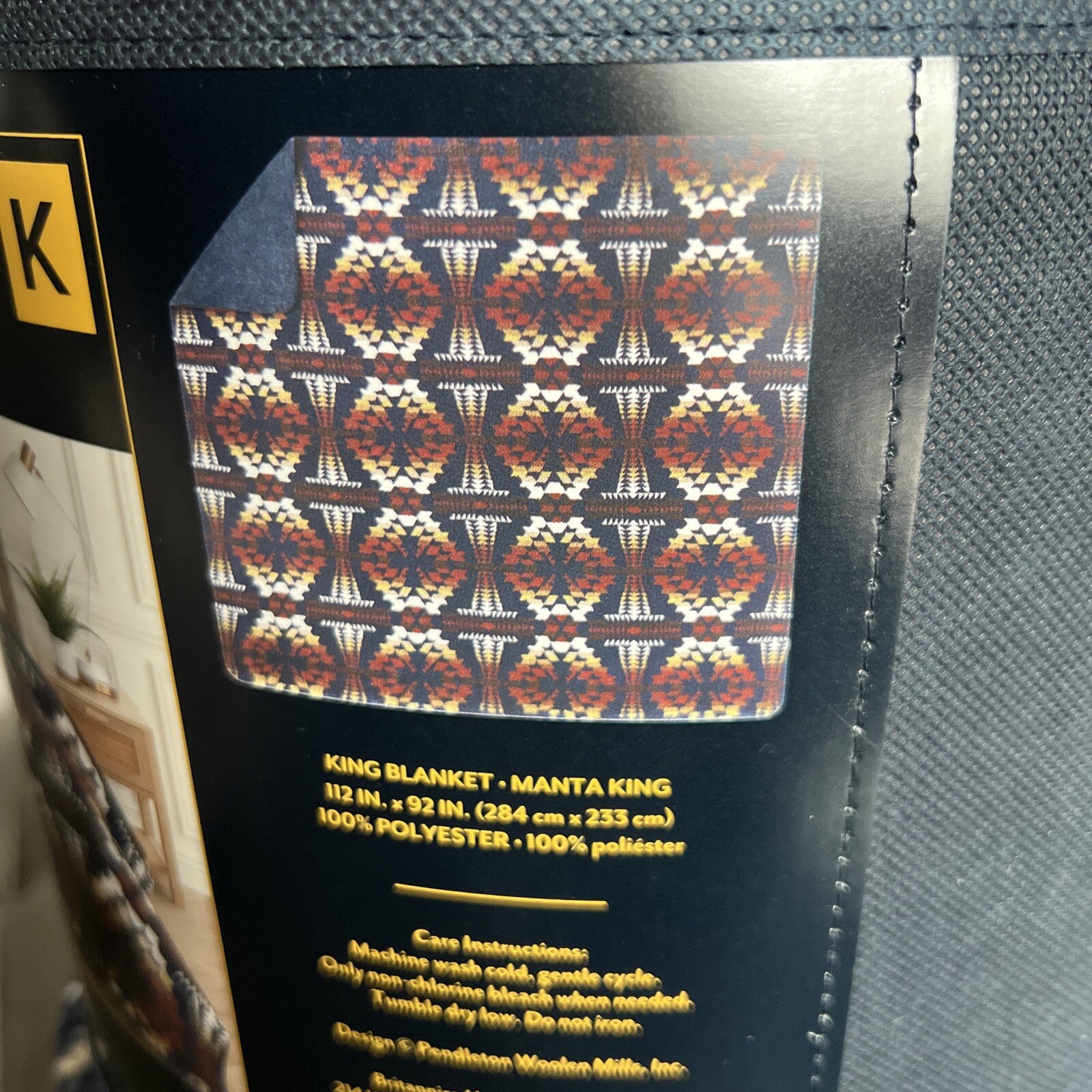 Pendleton Sherpa Fleece Blanket - Blue (1623499) for sale online | eBay