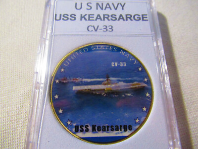 US NAVY - USS KEARSARGE CV-33 Challenge Coin | eBay