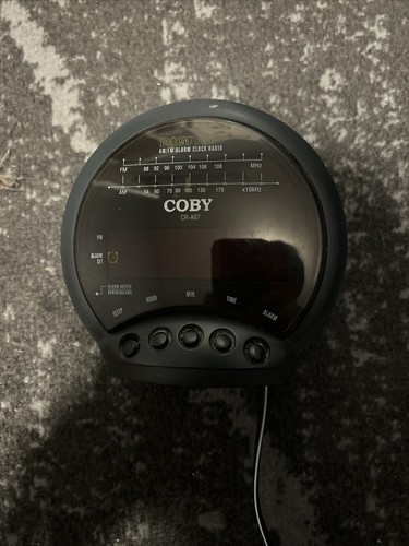 Coby 2 Band Radio Alarm Clock For Parts Untested | eBay