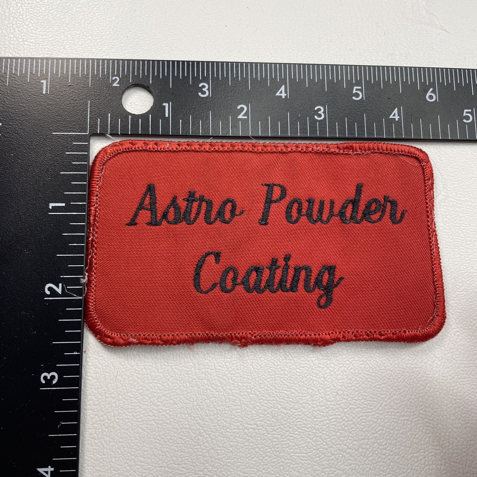 Used Recycled ASTRO POWDER COATING Advertising Patch S20U | eBay