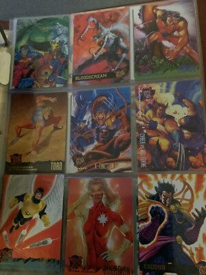 X-Men Fleer Ultra 1995 cards AND 1 X-Men in Space 1991 cards | eBay