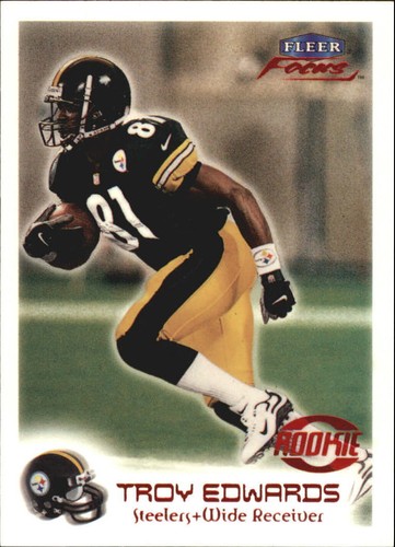 1999 Fleer Focus Football Card #119 Troy Edwards Rookie | eBay