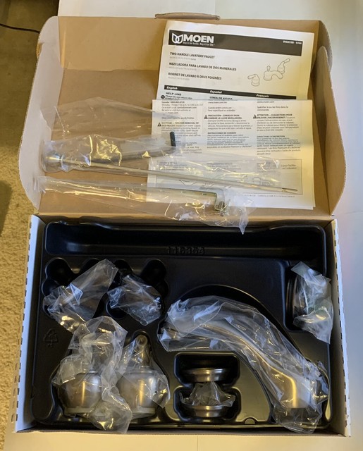 Moen T4570BN Monticello Widespread Two Handle Bathroom Faucet Brushed ...