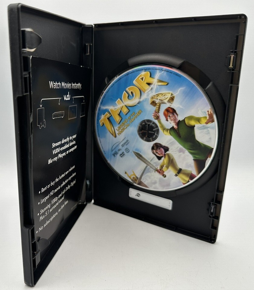 Thor DVD Legend Of The Magical Hammer Widescreen Animation 2011 ...