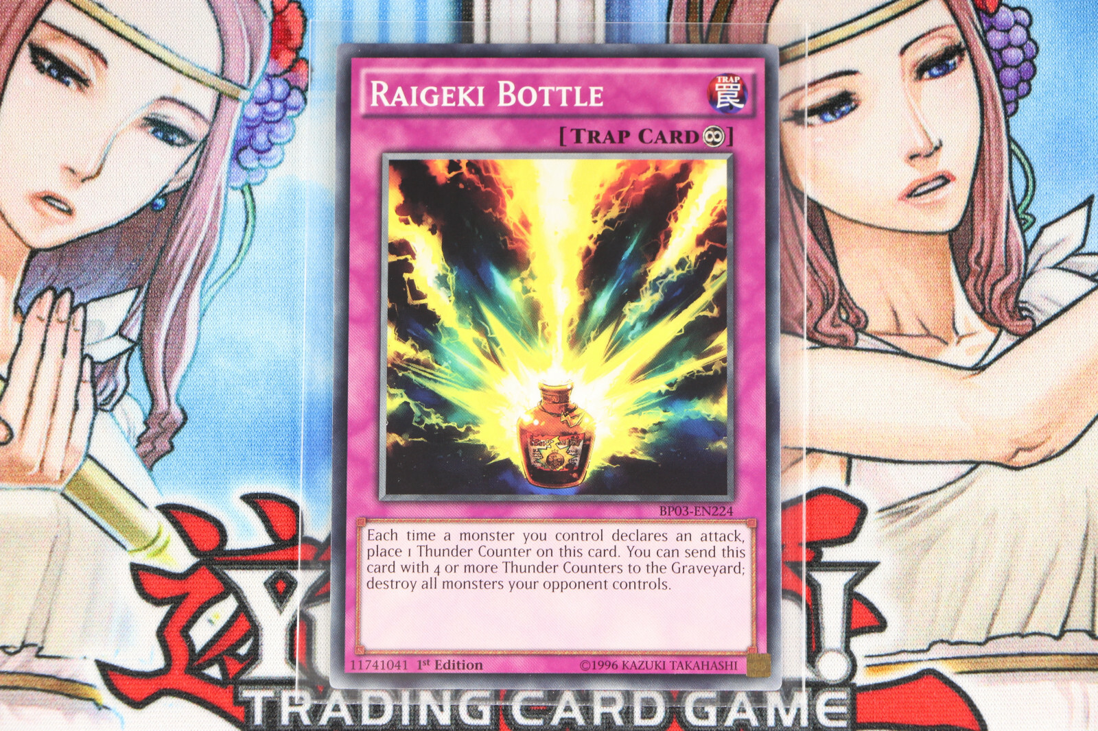 Yugioh Trap Card Raigeki Bottle BP03-EN224 1st Edition Common | eBay