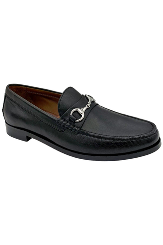 Johnston & Murphy Men's Baldwin Bit Loafer Black Sheepskin | eBay