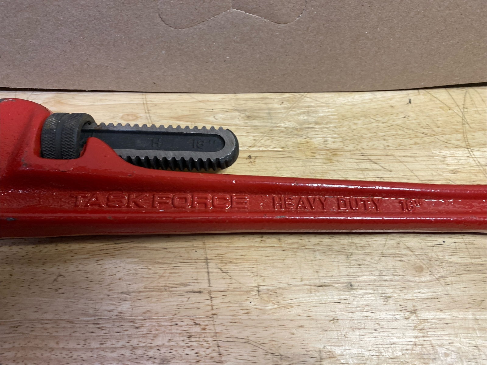 TASK FORCE 18" HEAVY DUTY STEEL PIPE WRENCH | eBay