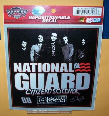 DALE EARNHARDT JR #88 CITIZEN SOLDIER 3 DOORS DOWN 6X6 2008 DECAL ...