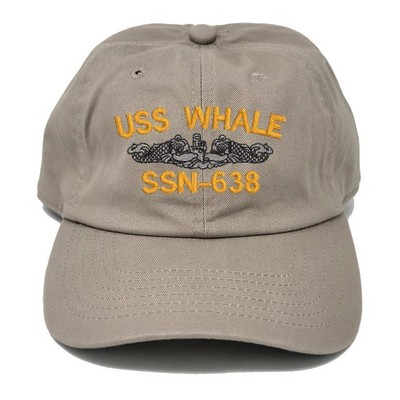 Uss ssn-638 embroidered khaki baseball cap hat, embroidered cotton ...