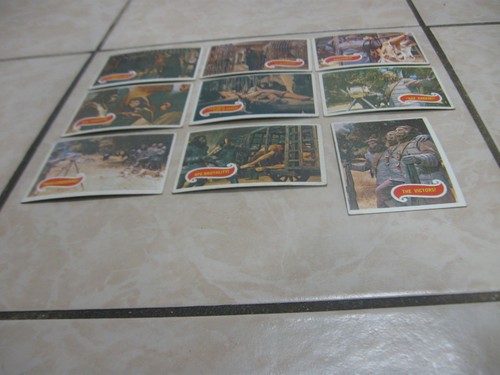 (9) 1967 VINTAGE TOPPS PLANET OF THE APES LOT 9 TRADING CARDS MOVIE GREEN BACKS | eBay