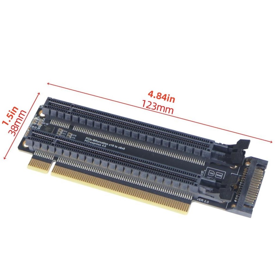 PCI-Express 4.0 x16 Gen4 Gen3 Expansion Card SATA Interface Accessories ...