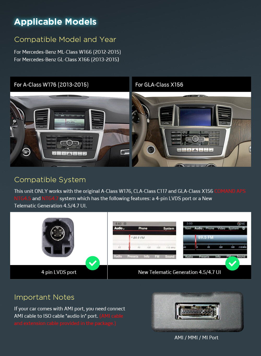9" Android 12 Car GPS Stereo Head Unit 8-Core 4+64GB For Mercedes-Benz ...