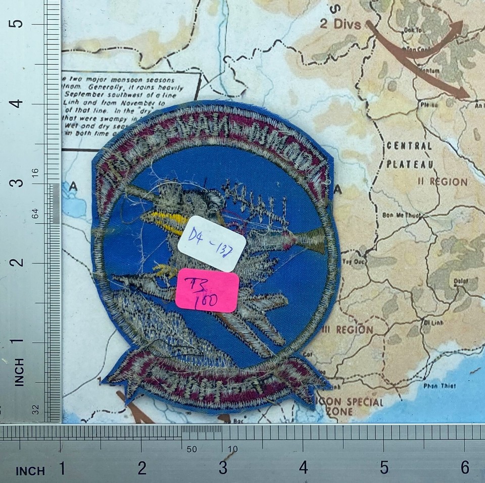 Patch , usn , F111 - E , COMM NAV ECM patch , usn patch , vietnam war ...