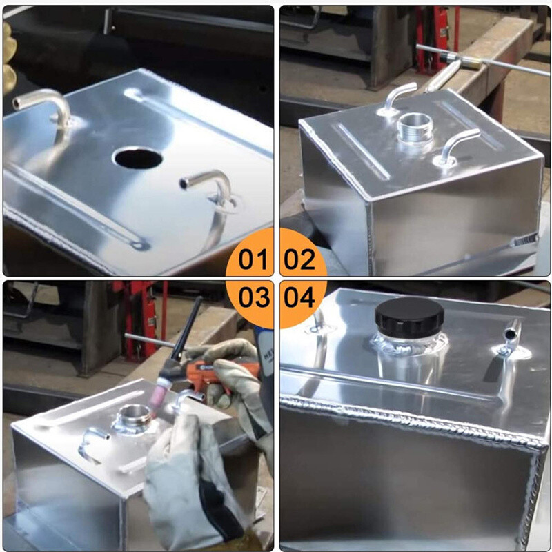 ID 1.77"/45mm Black Weld Billet On Filler Neck Cap Oil Fuel Water Tank ...