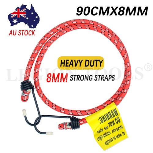 Bungee Cord Set Octopus occy Straps Elastic Tie Down 90cm steel hooks ...