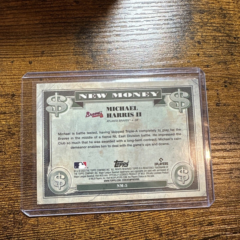 2023 Bowman Platinum Michael Harris II RC New Money #NM-5 - Atlanta ...