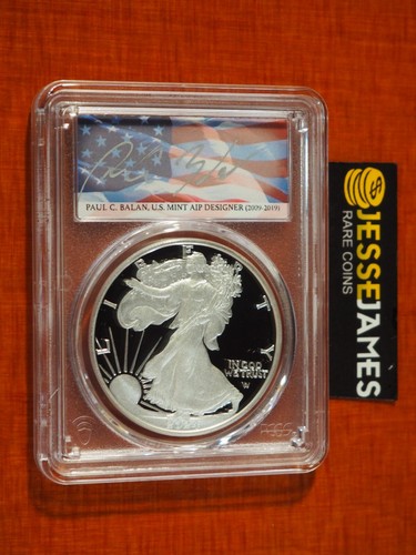 2024 S PROOF SILVER EAGLE PCGS PR70 DCAM ADVANCED RELEASE PAUL BALAN ...
