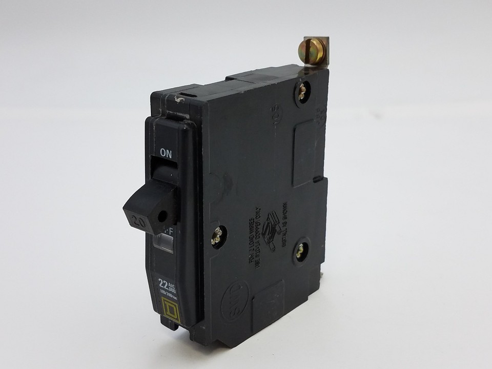 Square D QOB120 Circuit Breaker 20A 1P 120/240V QOB QOB-120 20 Amp 1 ...