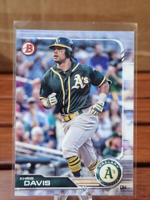 2019 Topps Bowman Paper Baseball Khris Davis - Oakland Athletics - Base ...