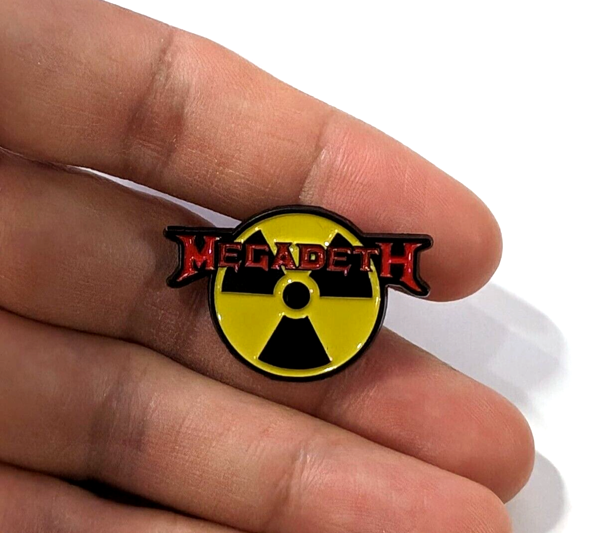 MEGADETH - Hazard Radiation American Thrash Enamel Pin - Heavy Metal ...