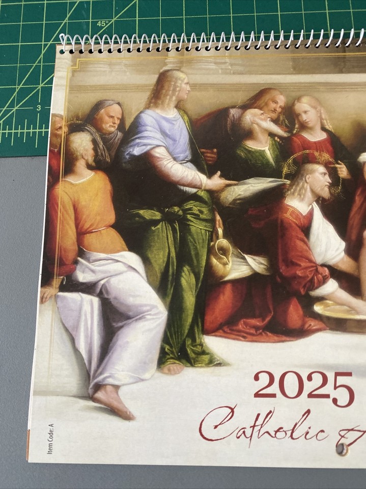 2025 Religious Catholic Art Wall Calendar Calendar Year 2025 - Free ...