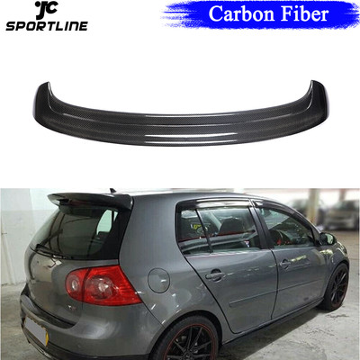 Carbon Fiber Rear Trunk Spoiler Wing Fit For VW Golf 5 MK5 R32/GTI 2005 ...