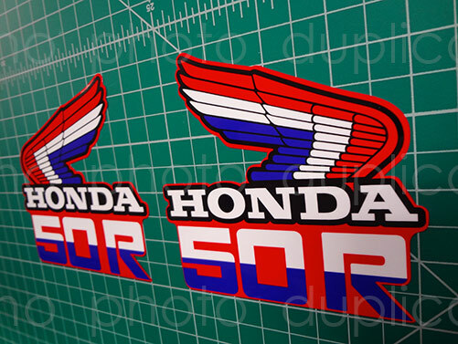 85' 1985 Z50R decals 8pc stickers graphic minibike aufkleber Mini Trail ...