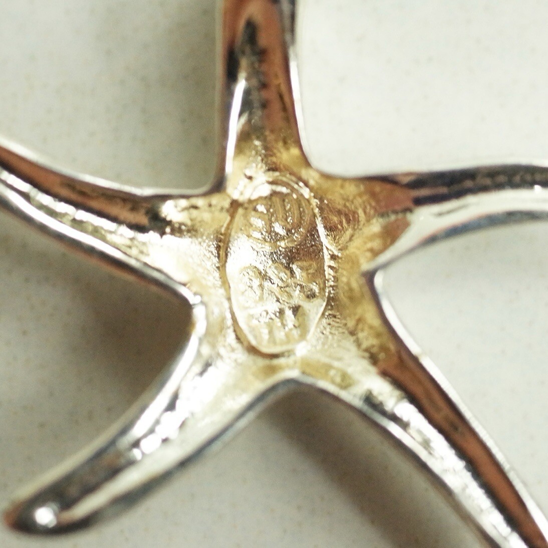 Sterling Silver Starfish Pendant On 16" 1mm Cable Chain Marine Ocean ...