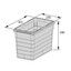 Kitchen Replacement Inner Waste Bins ONLY Capacity: 5.5 - 42 litres of ...