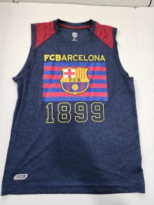 Barcelona Sleevless Training Shirt Large FCB | eBay