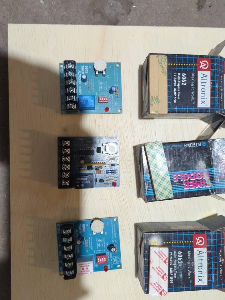 Qty3New. Old Stock ALTRONX 6062 MULTI-PURPOSE TIMER 1SEC - 60 MIN 12 ...